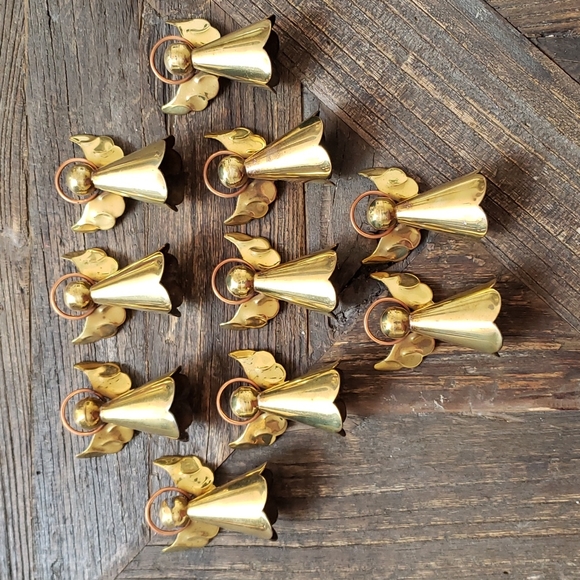 Other | Vintage Brass Angels With Copper Halos Lot Of 1 | Poshmark